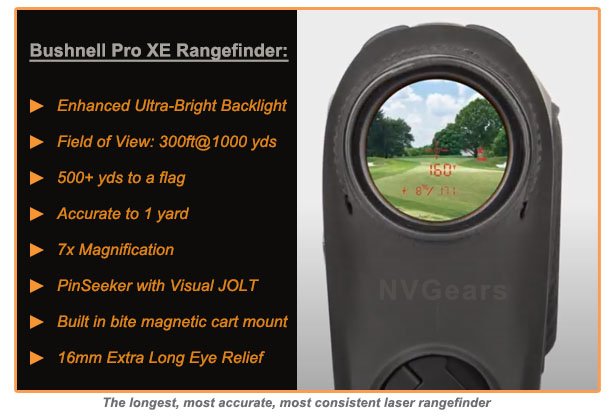 Bushnell Pro XE Golf Laser Rangefinder Review - Night Vision Gears